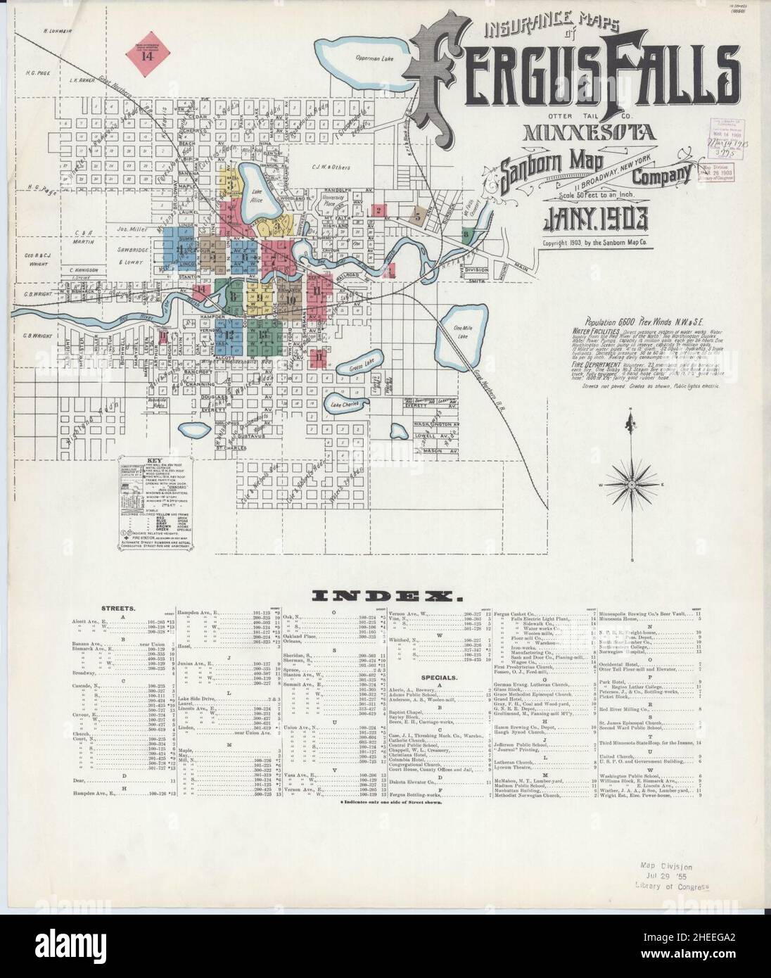 Map of fergus falls hi-res stock photography and images - Alamy