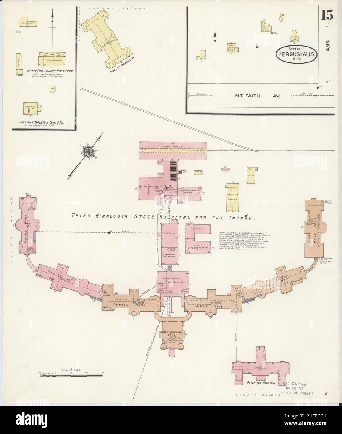 Map of fergus falls hi-res stock photography and images - Alamy