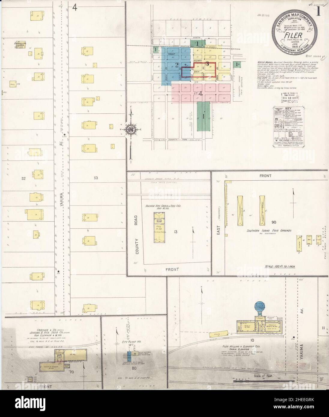 Map of filer hi-res stock photography and images - Alamy
