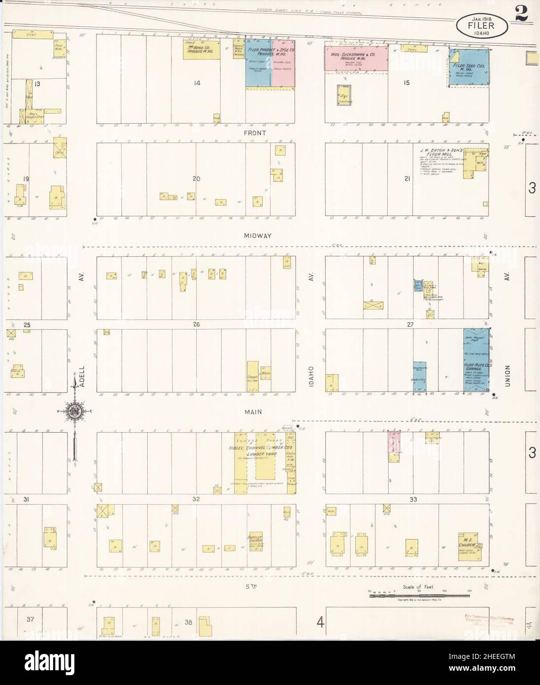 Map of filer hi-res stock photography and images - Alamy