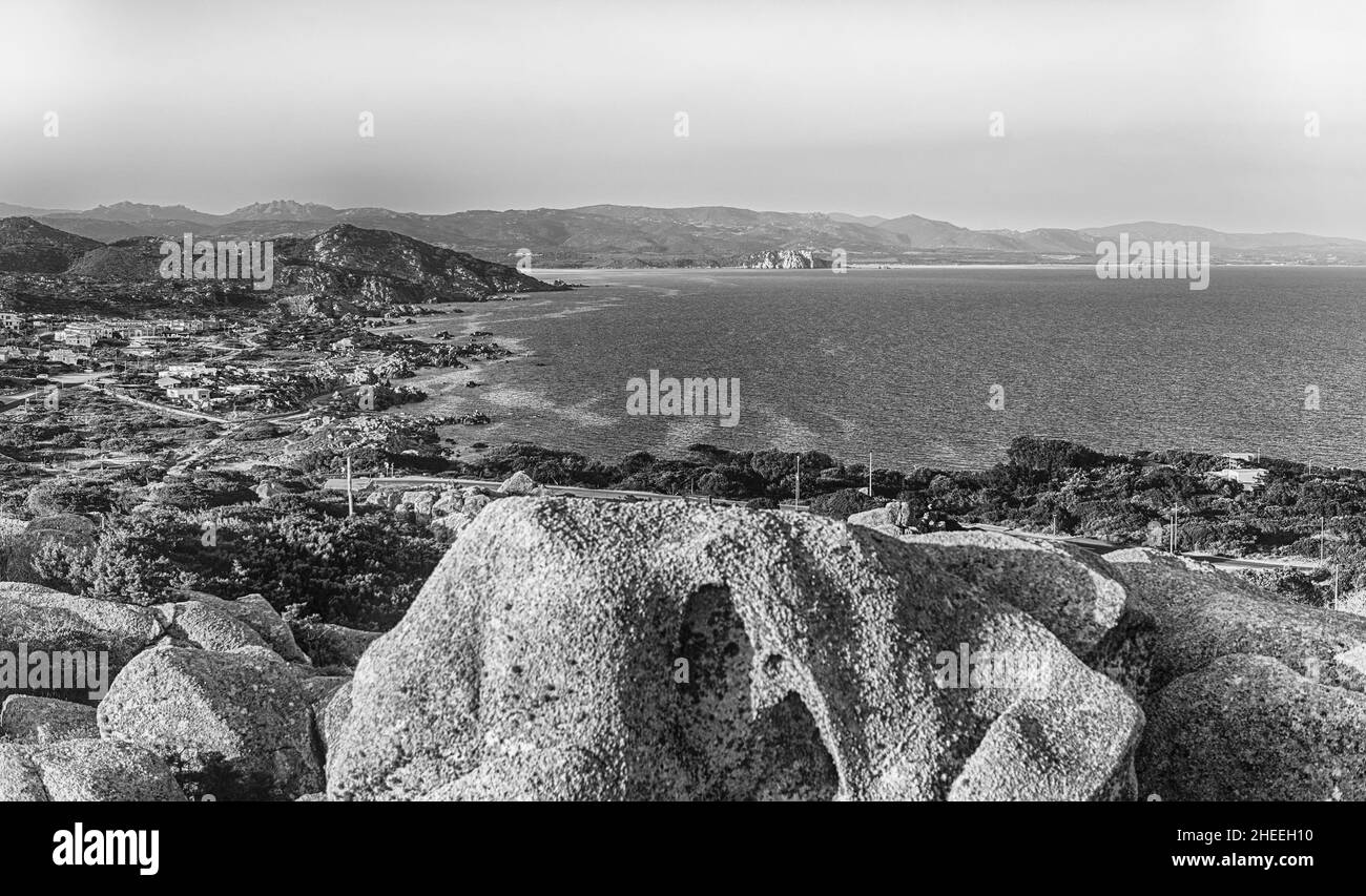 Aerial view of the strait of bonifacio hi-res stock photography and ...