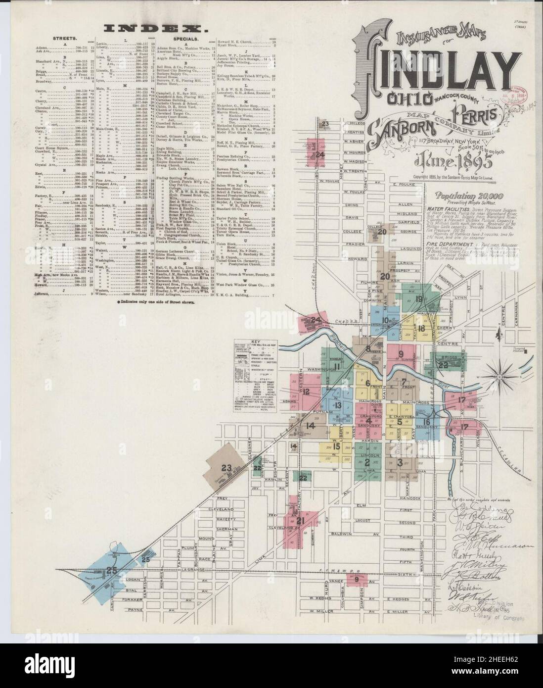Map of findlay hi-res stock photography and images - Alamy