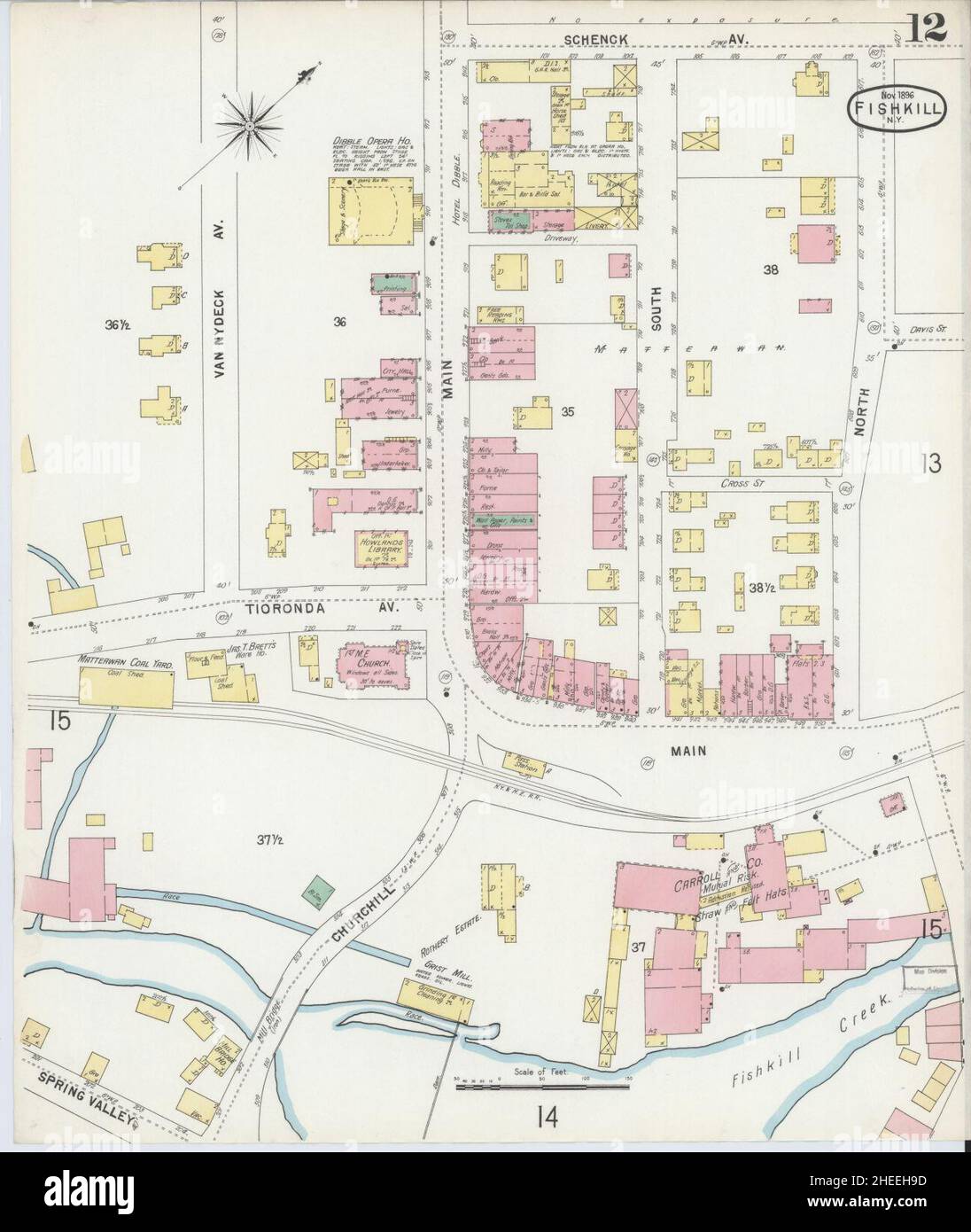 Fishkill new york map hi-res stock photography and images - Alamy