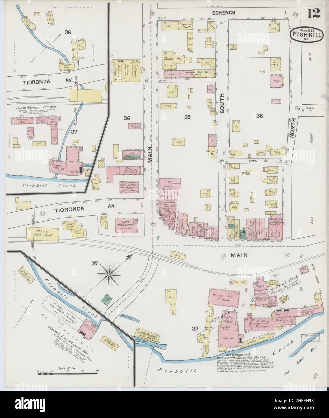 Map of fishkill new york hi-res stock photography and images - Alamy