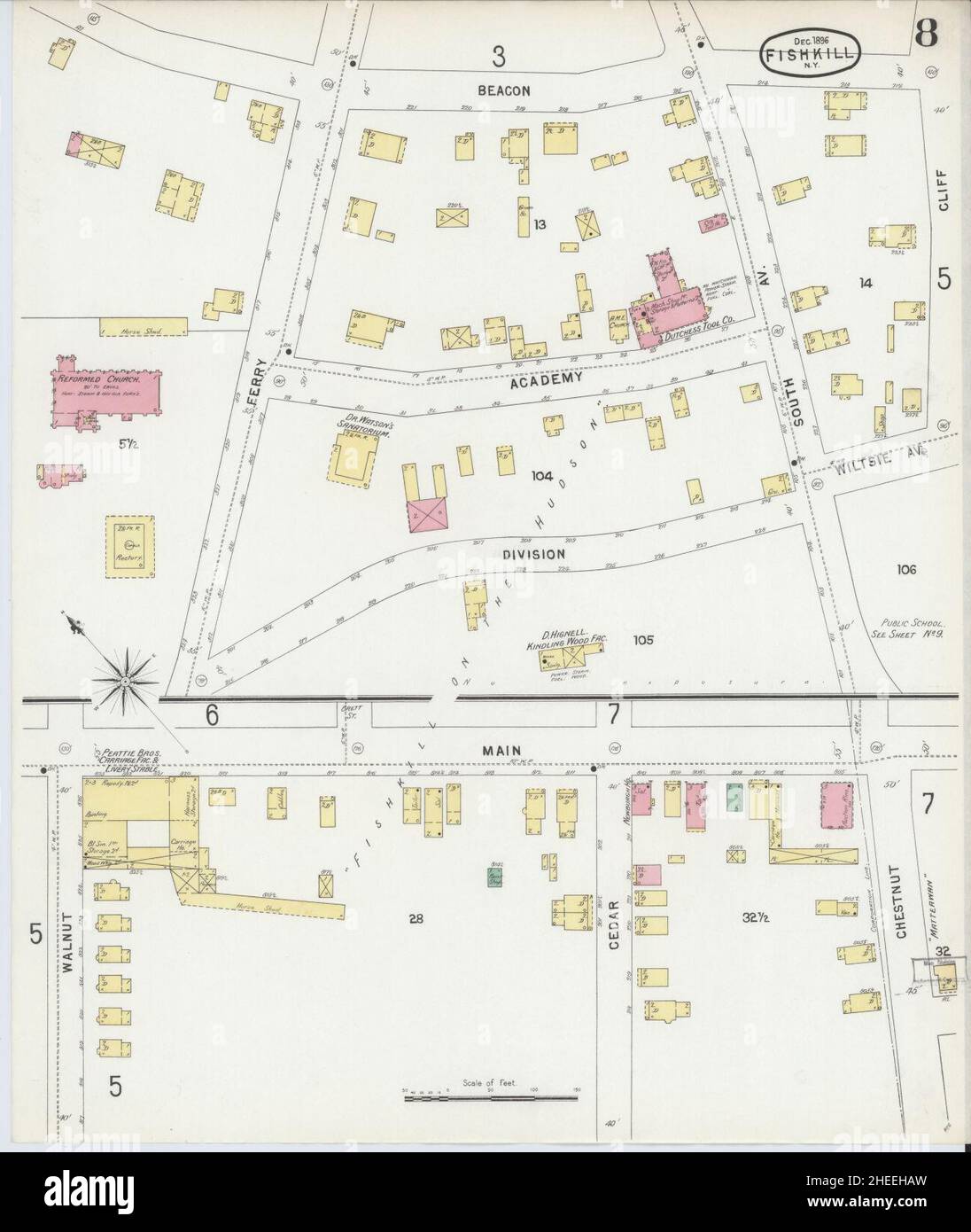 Map of fishkill new york hi-res stock photography and images - Alamy