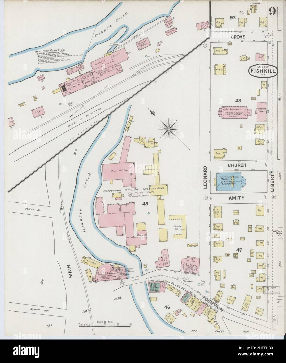 Map of fishkill new york hi-res stock photography and images - Alamy