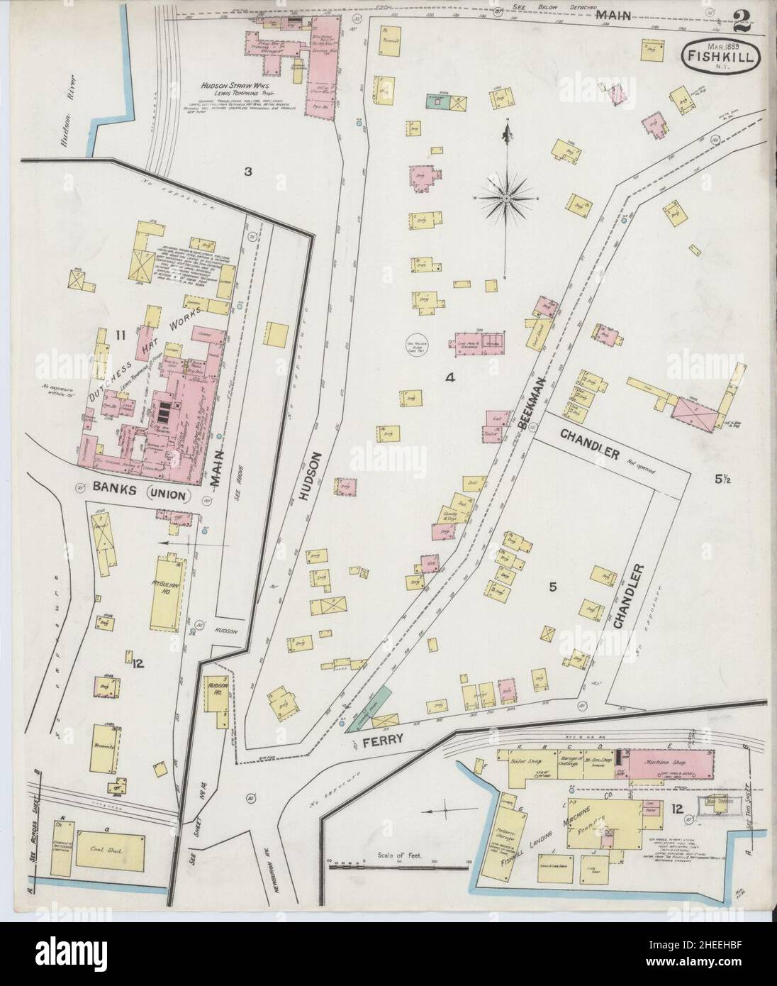 Map of fishkill new york hi-res stock photography and images - Alamy