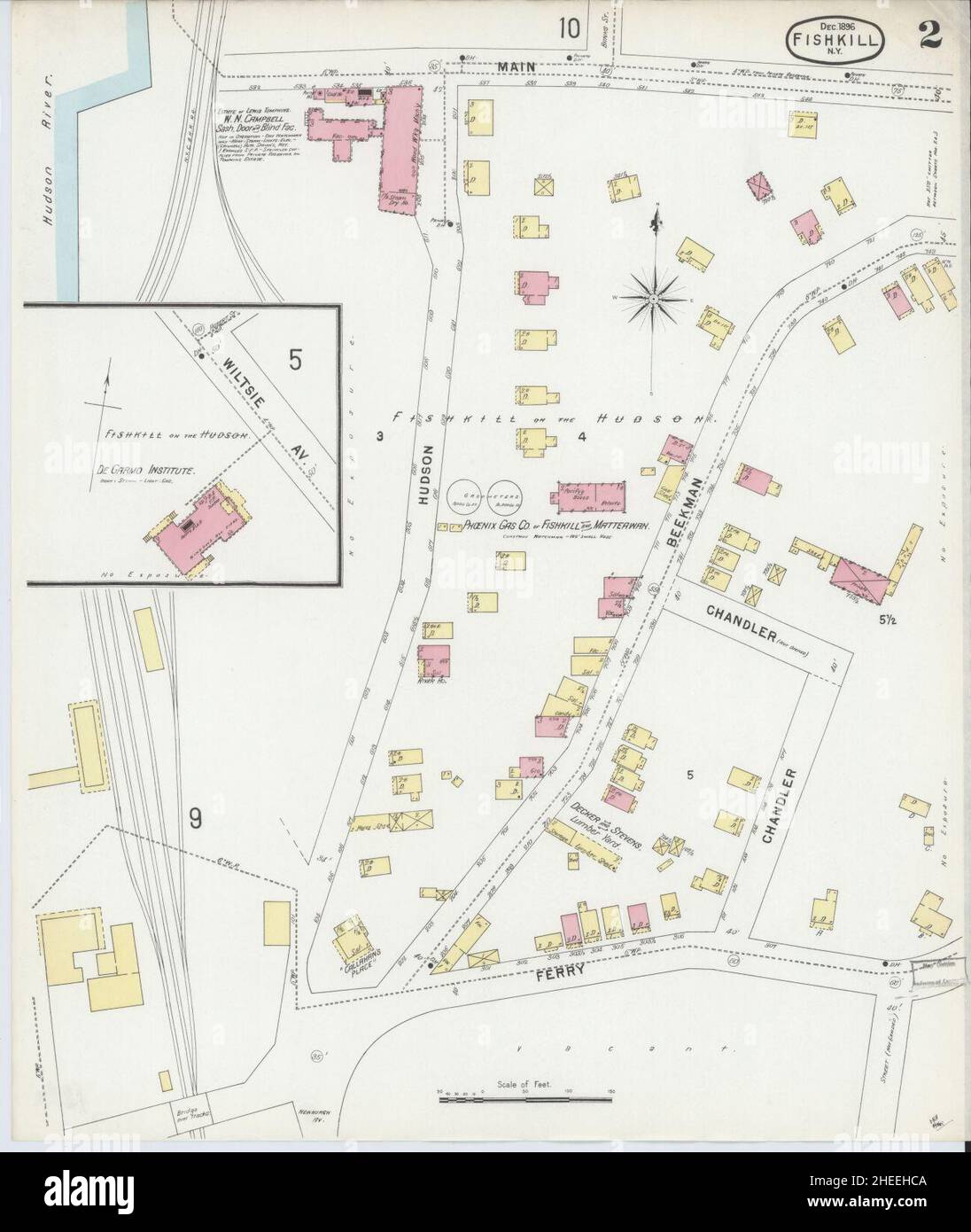 Map of fishkill new york hi-res stock photography and images - Alamy