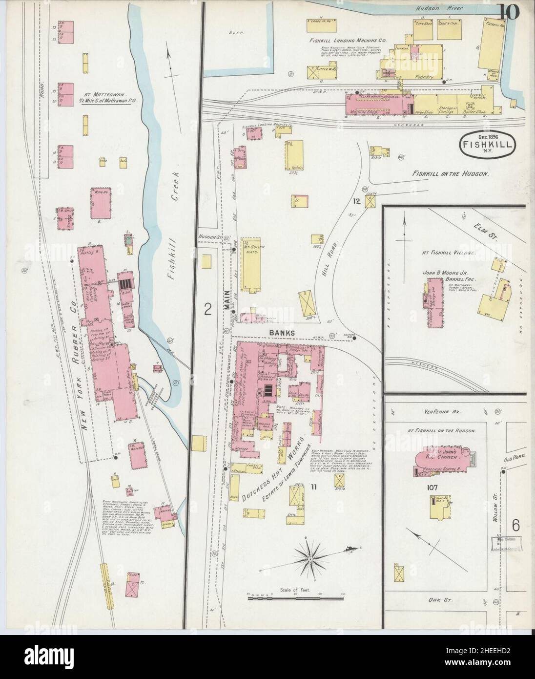 Map of fishkill new york hi-res stock photography and images - Alamy