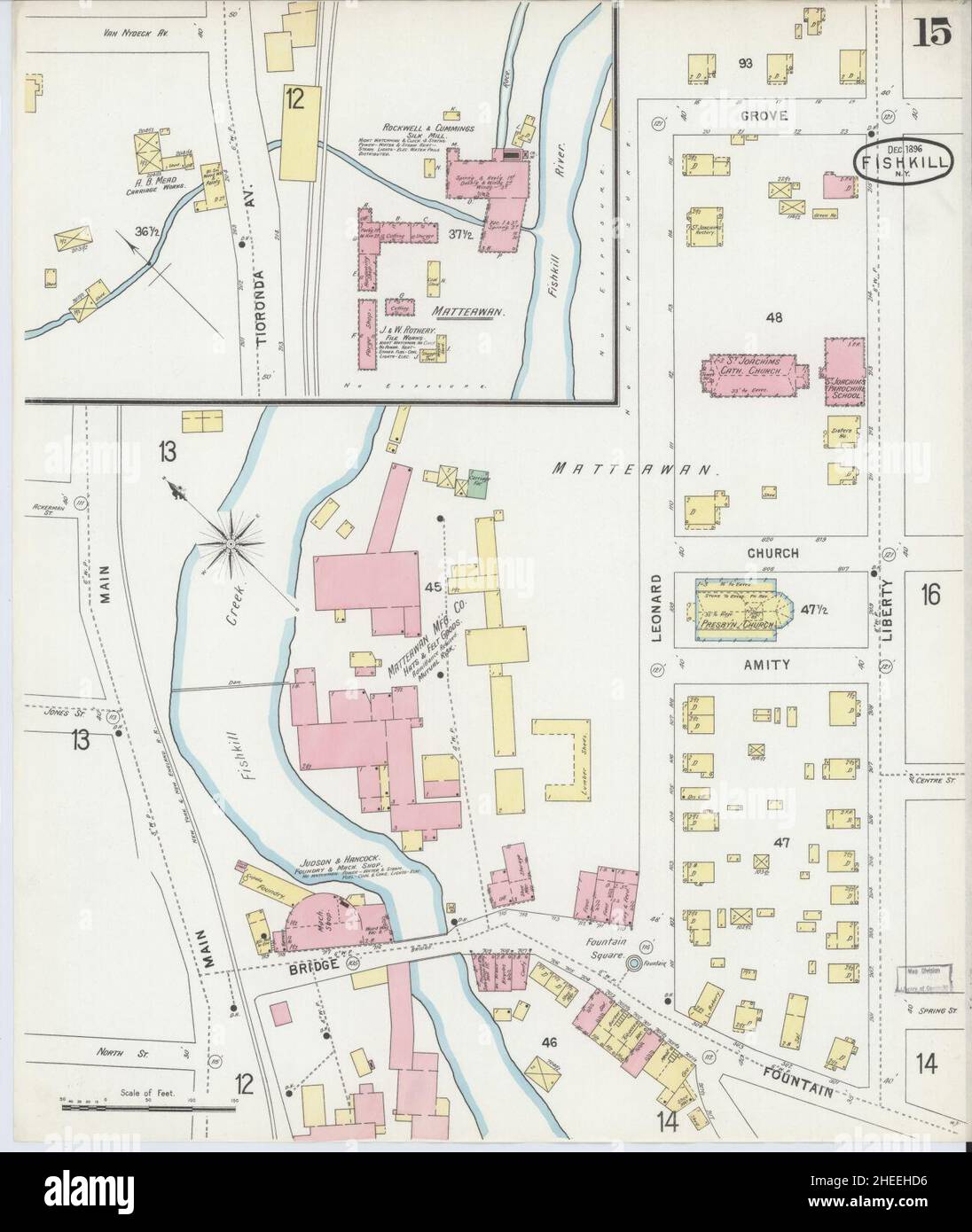 Sanborn Fire Insurance Map from Fishkill-on-the-hudson, Dutchess County ...