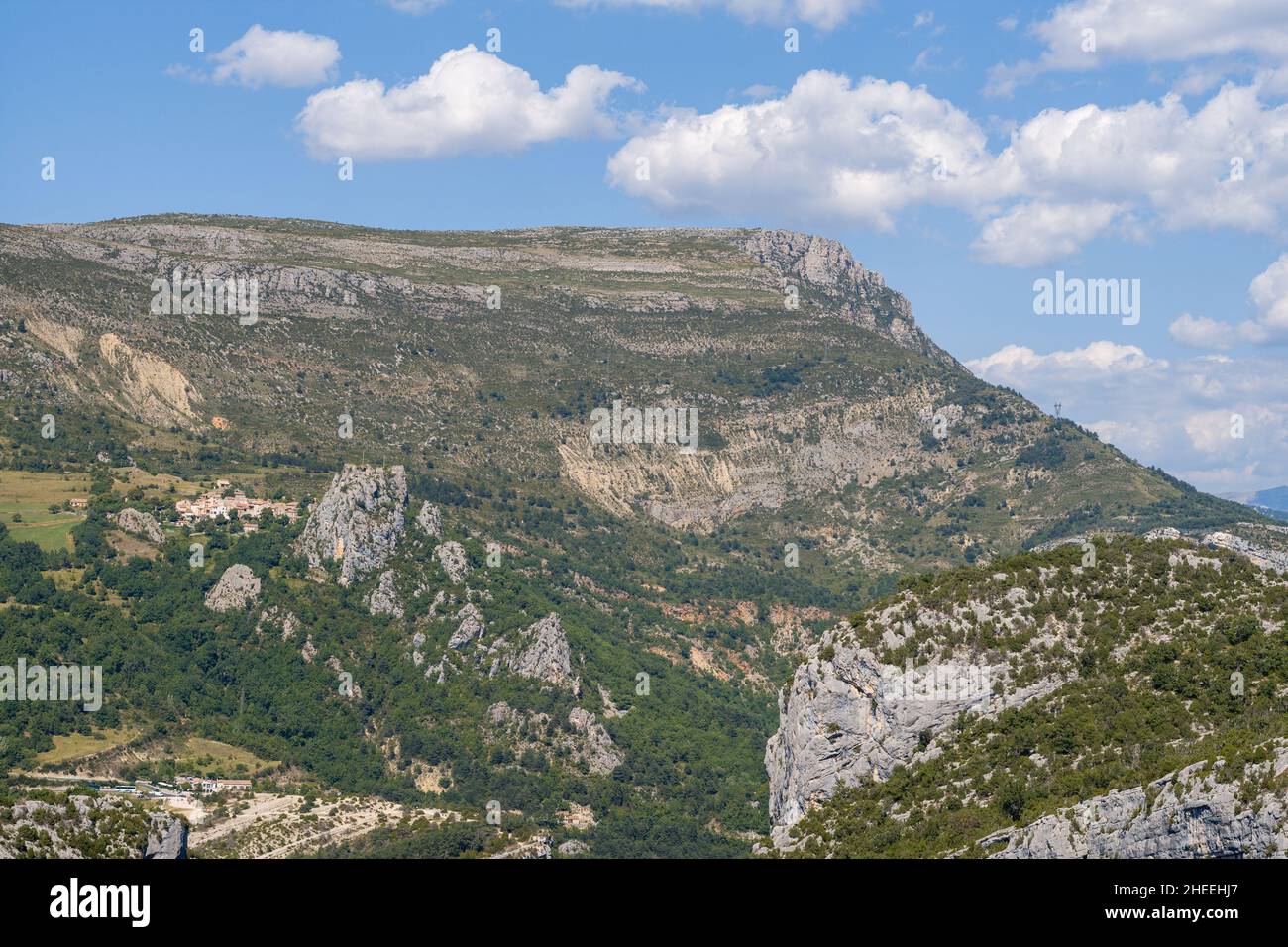 This landscape photo was taken in Europe, in France, Provence Alpes ...