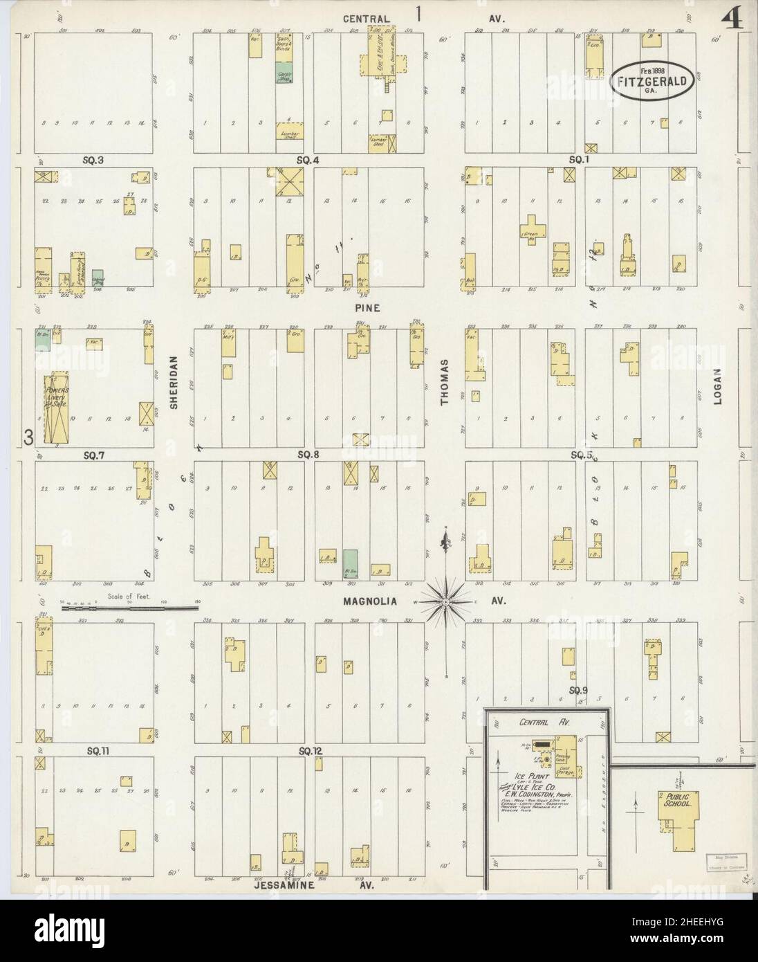 Ben hill map hi-res stock photography and images - Alamy