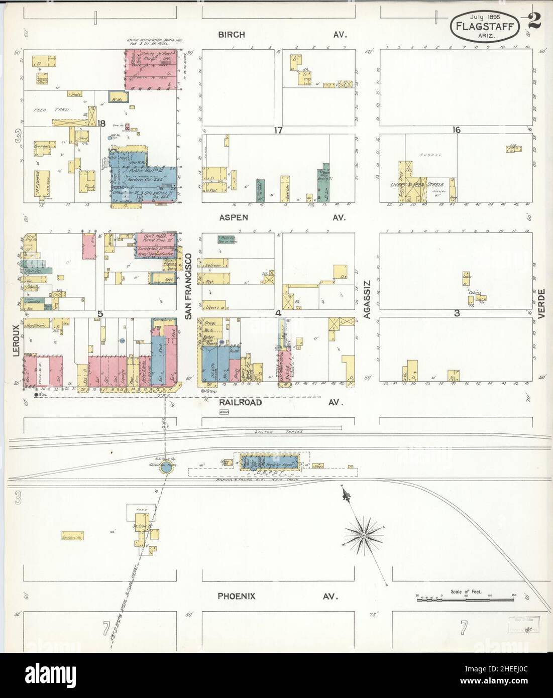 Coconino county map hi-res stock photography and images - Alamy
