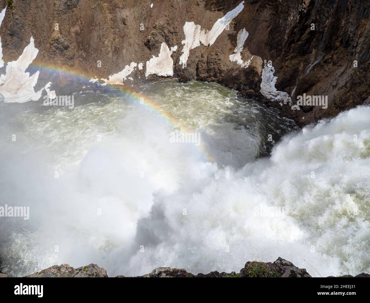 Yellowstone falls hi-res stock photography and images - Alamy