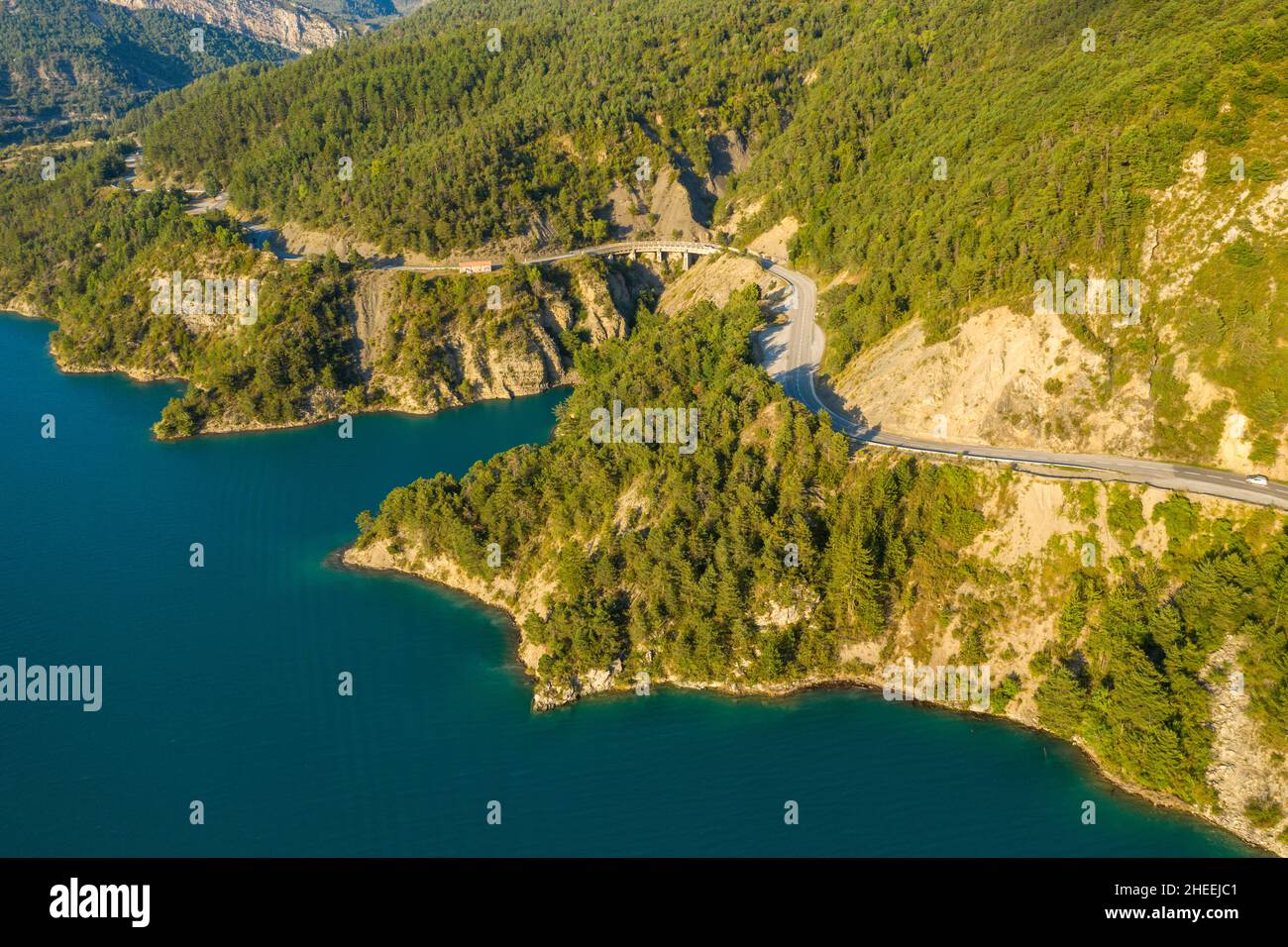 This landscape photo was taken in Europe, in France, Provence Alpes ...