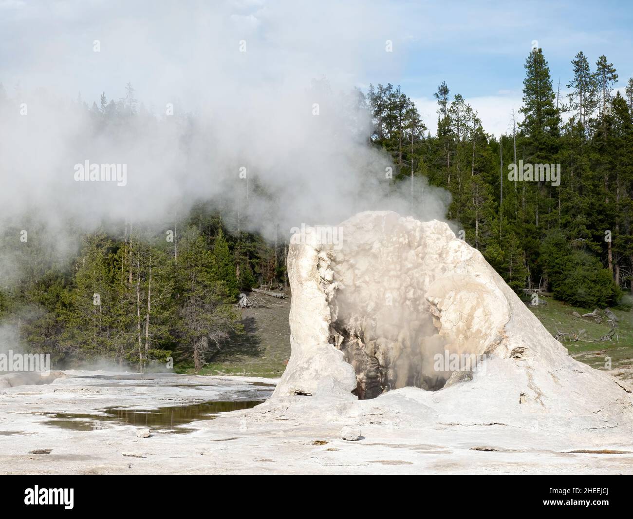 Geyser yellowstone national park hi-res stock photography and images ...