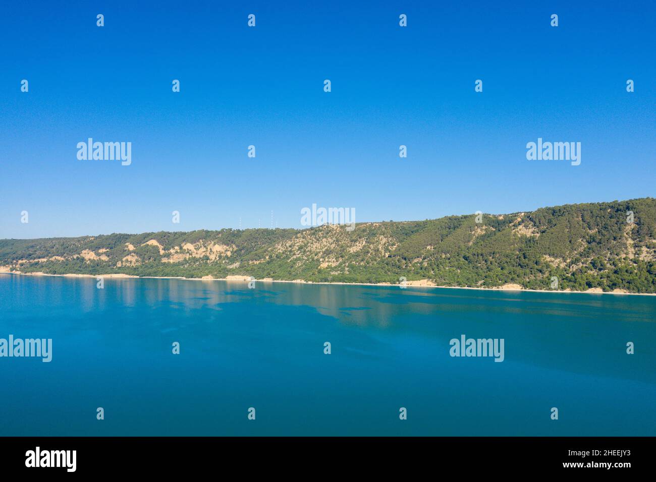 This landscape photo was taken in Europe, in France, Provence Alpes ...