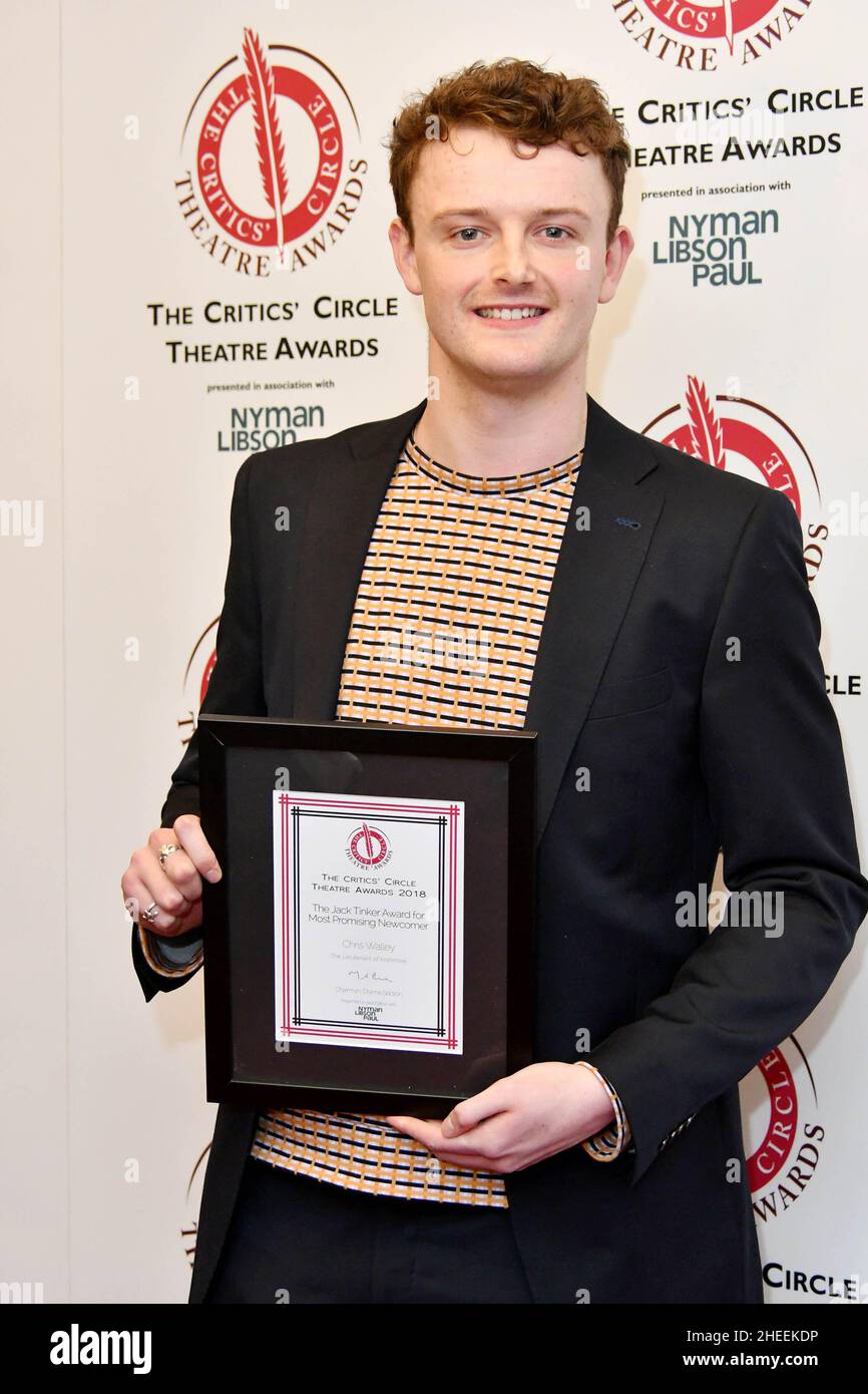 London - Britain - 20190129-The 2019 Critics Circle Theatre Awards ...