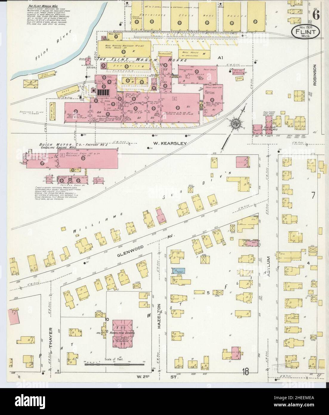 Flint michigan map hi-res stock photography and images - Alamy