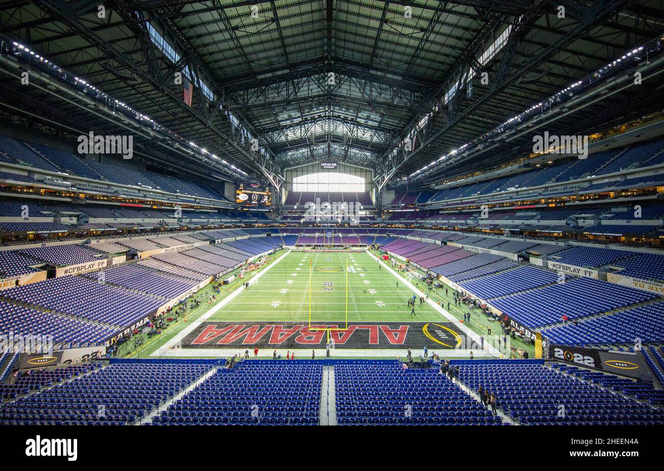 Indianapolis, Indiana, USA. 10th Jan, 2022. A general view of the field ...
