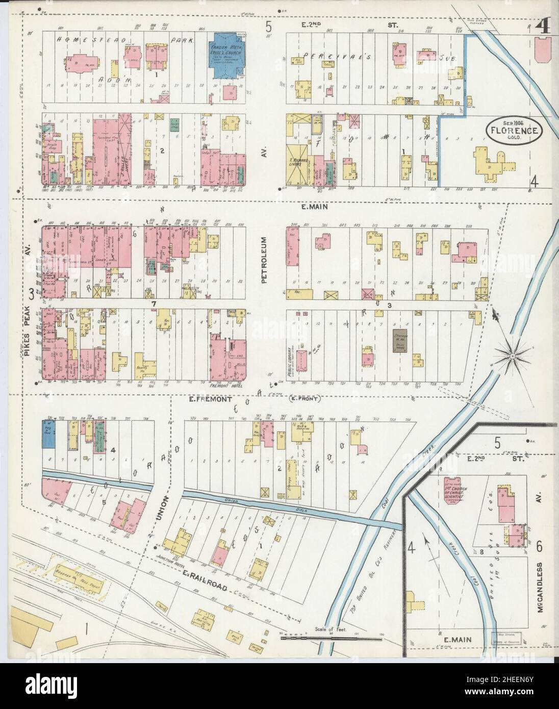 Fremont colorado map hi-res stock photography and images - Alamy