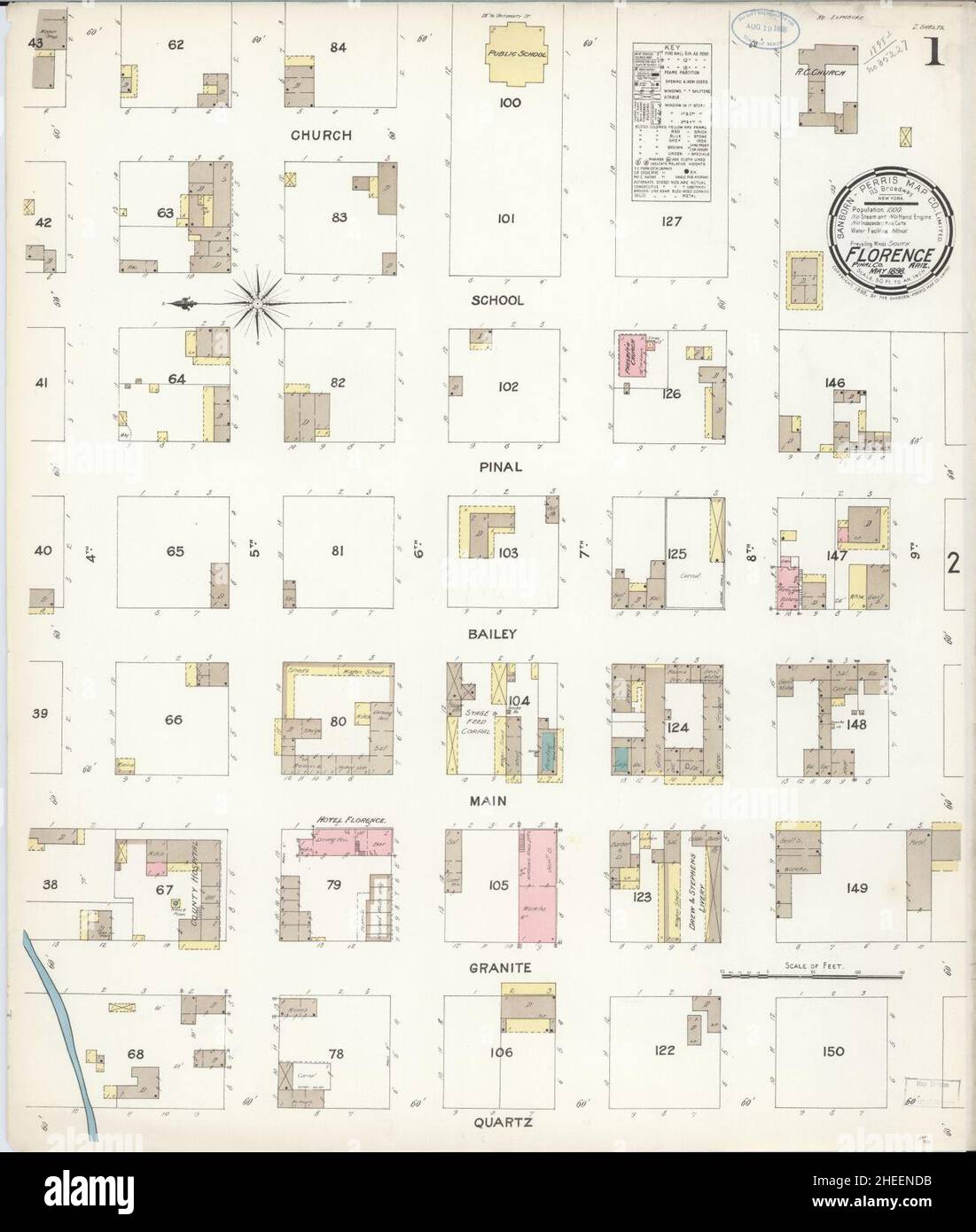 Pinal county map hi-res stock photography and images - Alamy