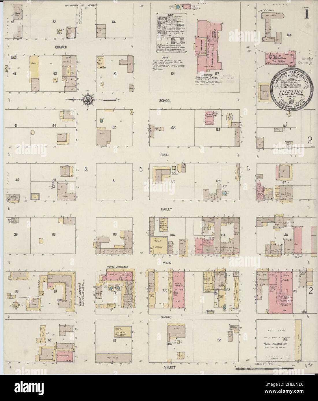 Pinal county map hi-res stock photography and images - Alamy