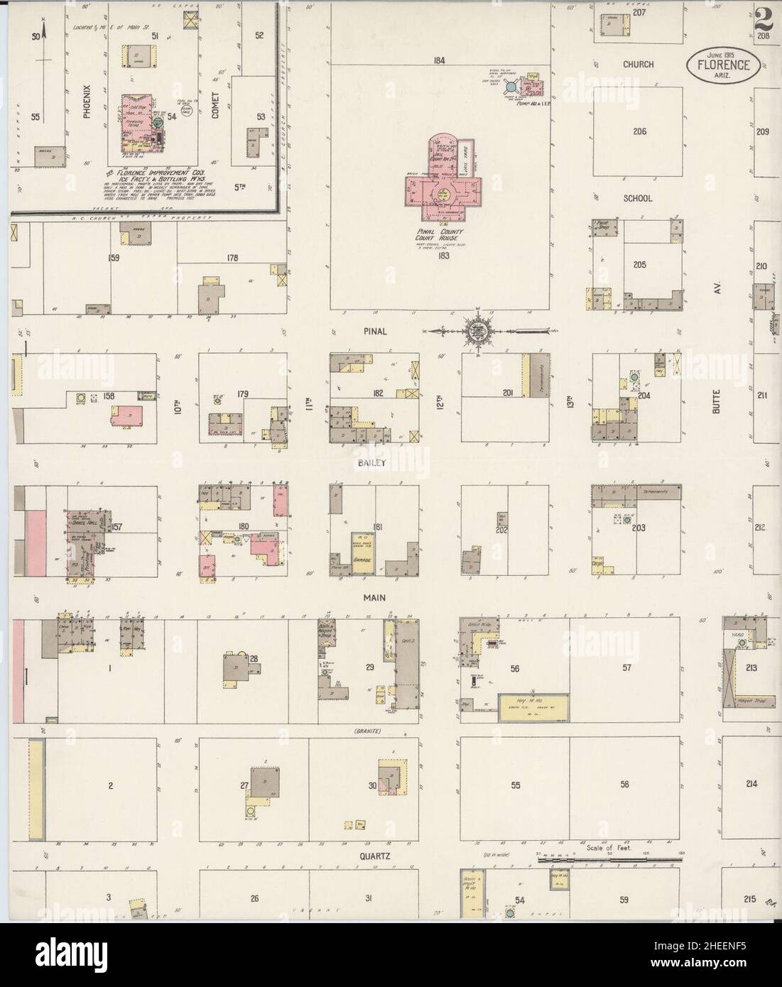 Pinal county map hi-res stock photography and images - Alamy