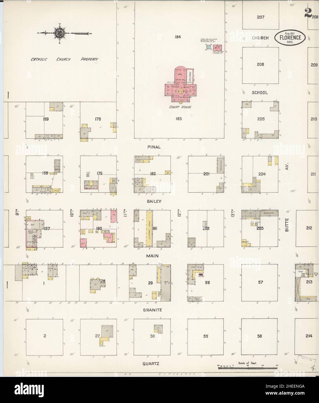 Pinal county map hi-res stock photography and images - Alamy