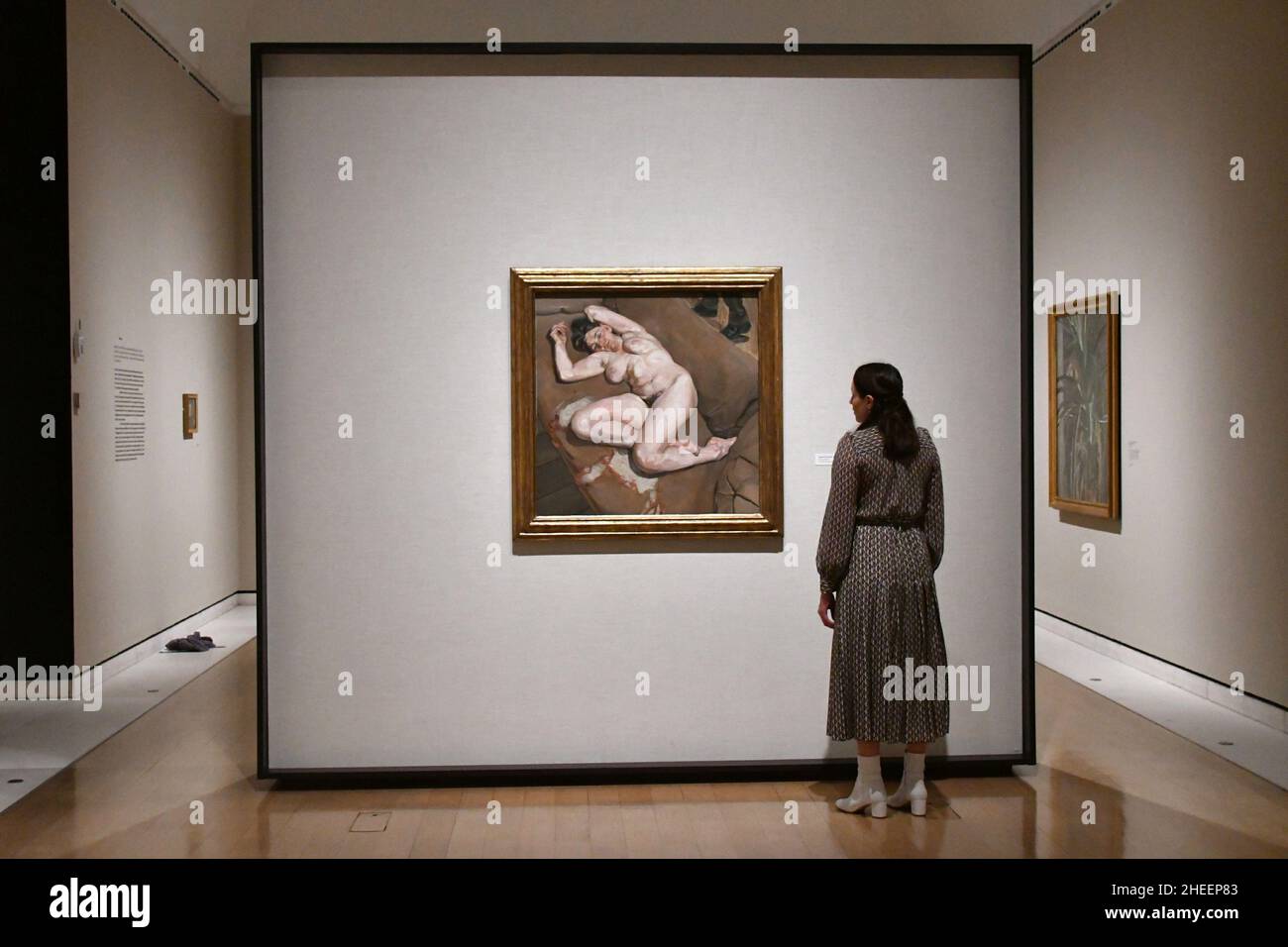 London - Britain - 20191023 Atmosphere shots of Lucian FreudThe Self ...