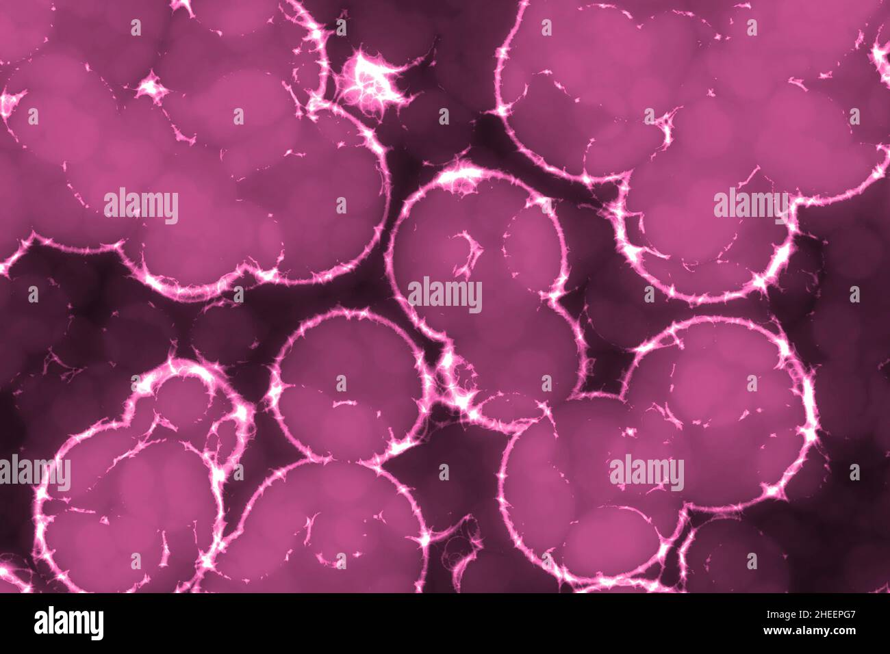 design beautiful pink a lot biological living cells computer graphics ...