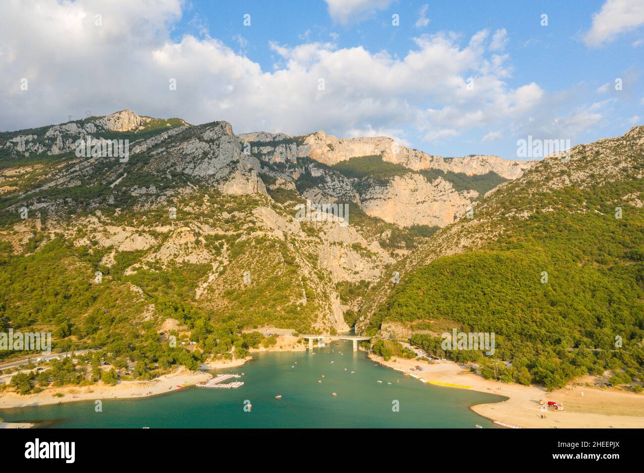 This landscape photo was taken in Europe, in France, Provence Alpes ...