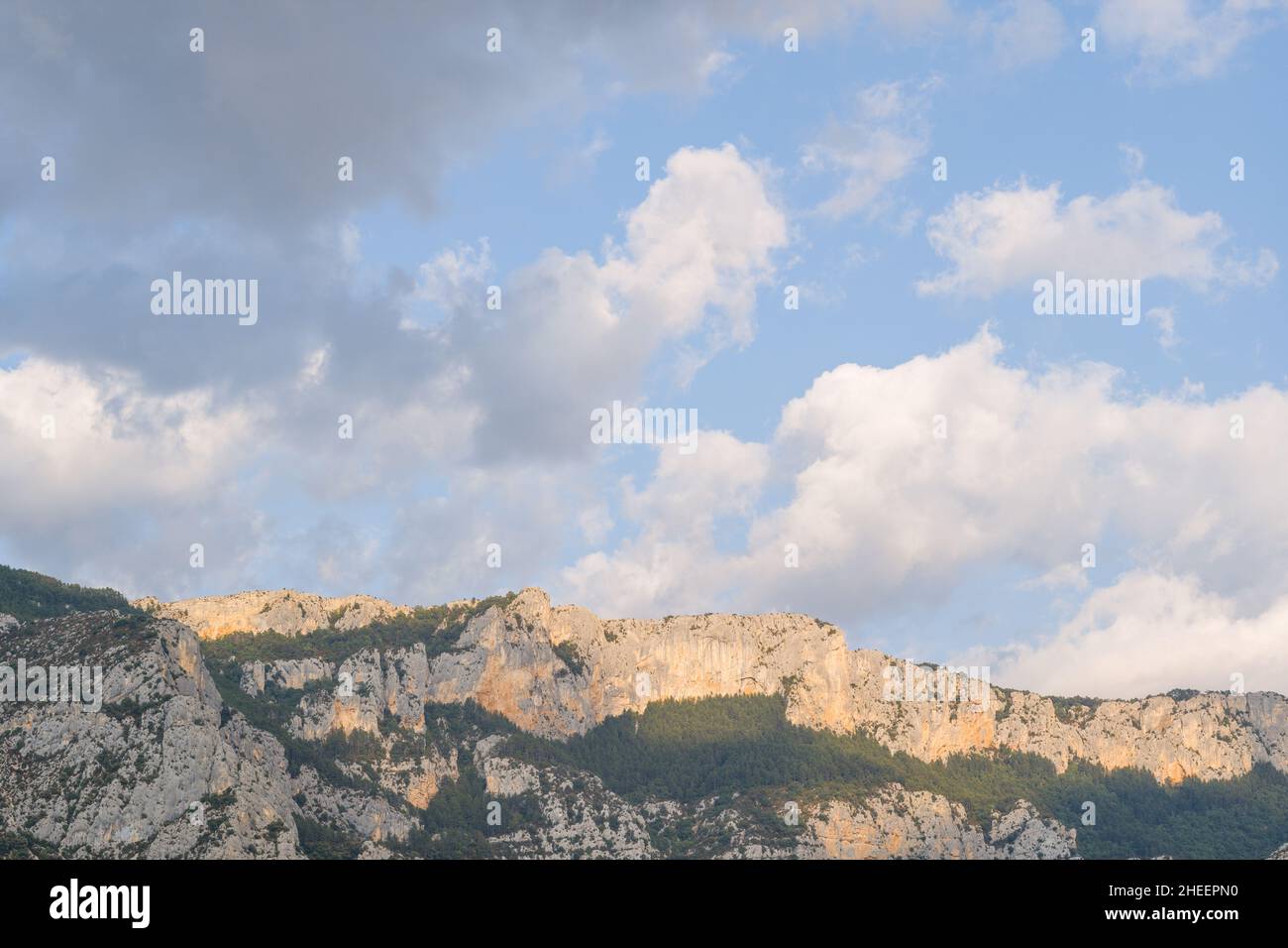 This landscape photo was taken in Europe, in France, Provence Alpes ...