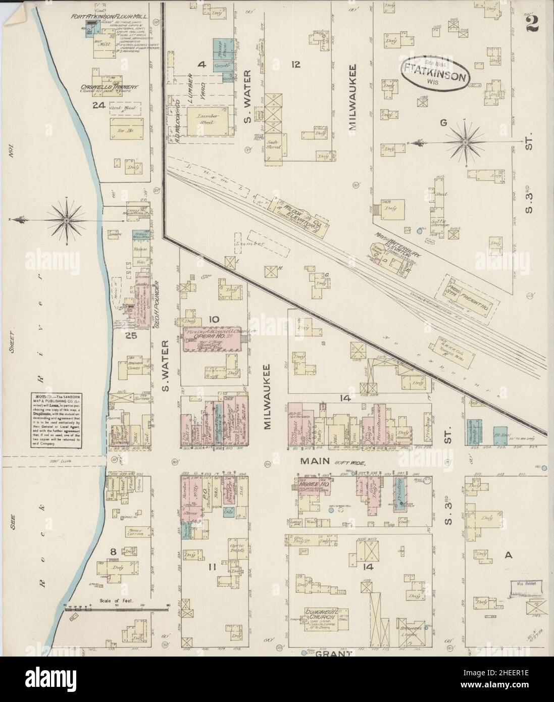 Map of atkinson hi-res stock photography and images - Alamy