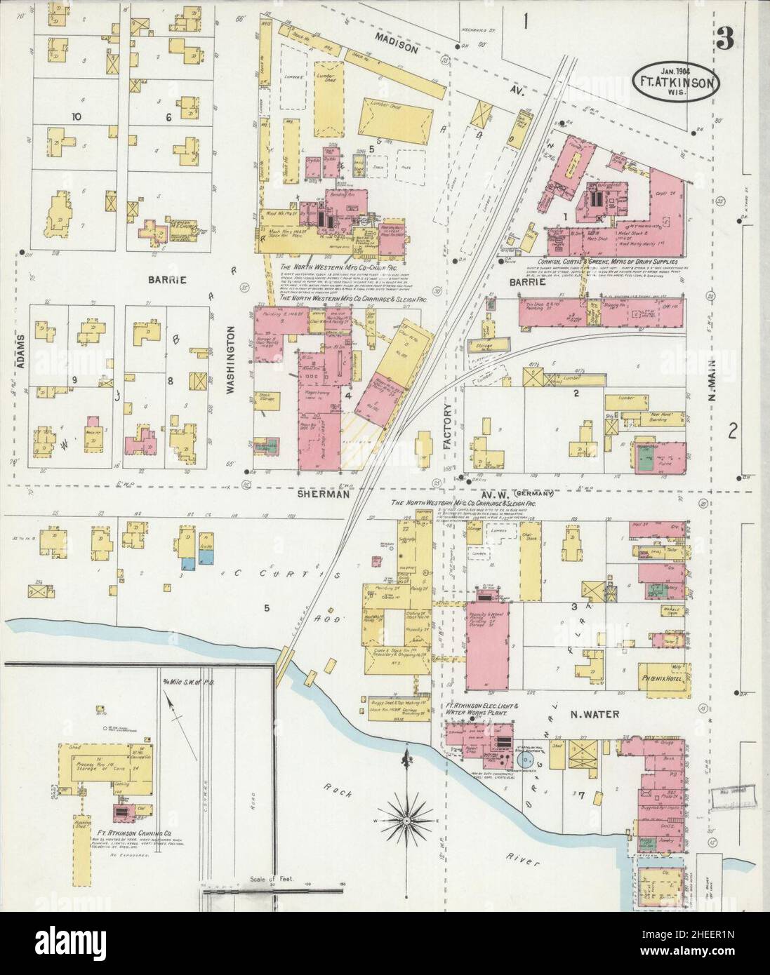 Sanborn Fire Insurance Map from Fort Atkinson, Jefferson County ...