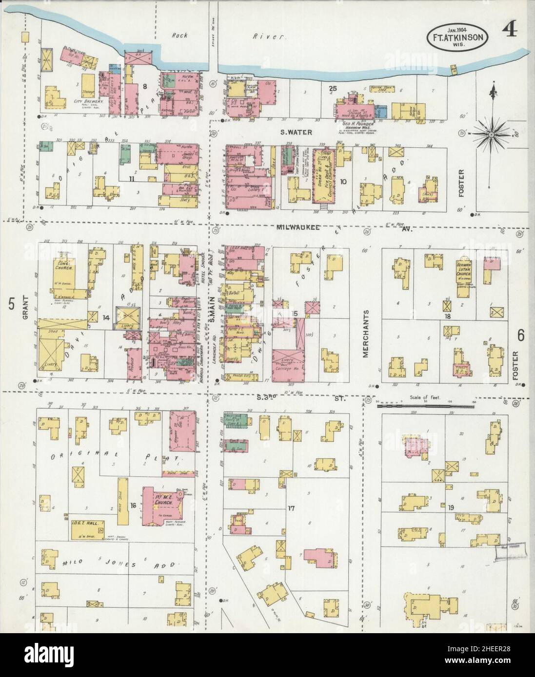 Atkinson map hi-res stock photography and images - Alamy
