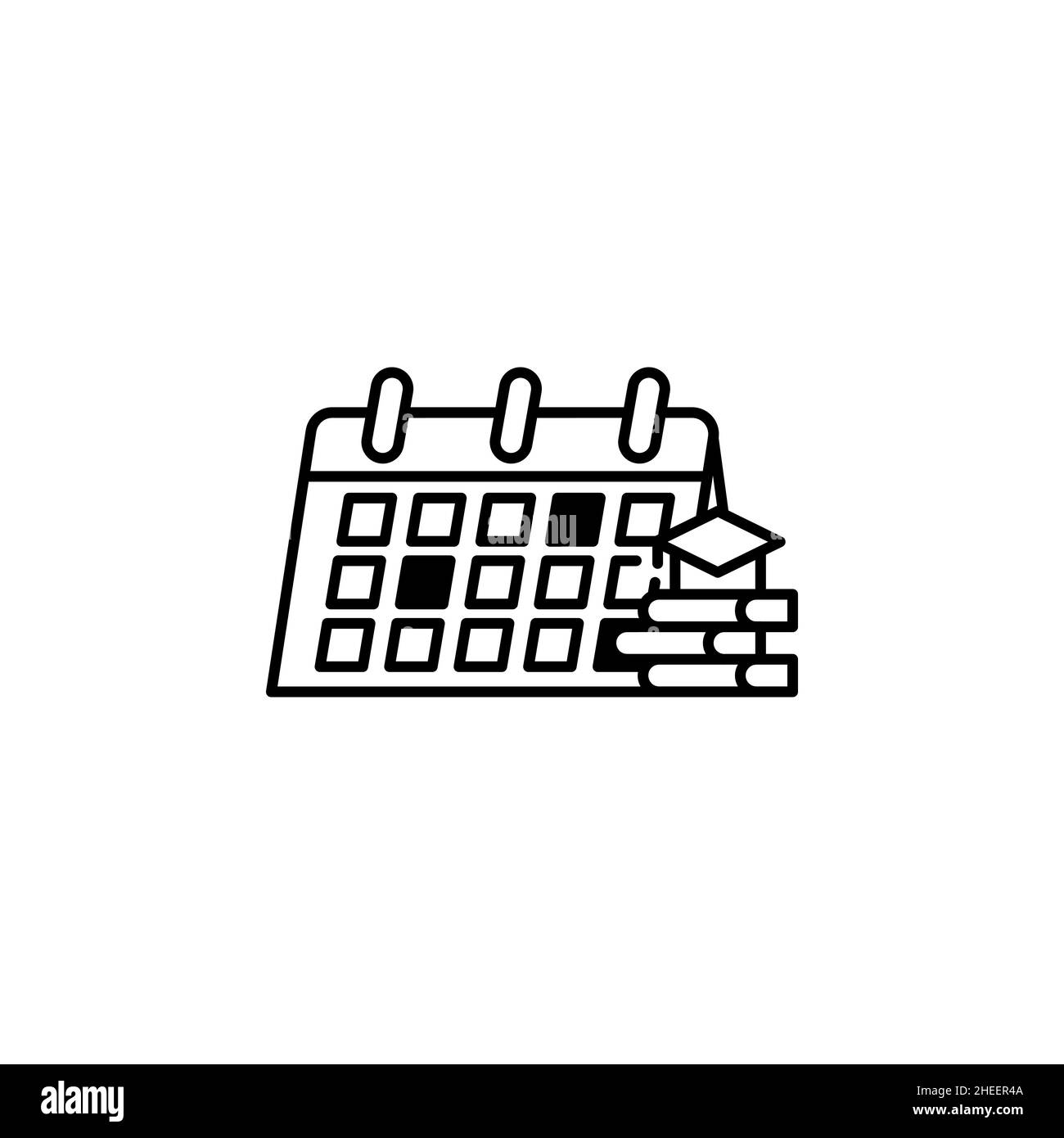 Stationery calendar text day Cut Out Stock Images & Pictures - Alamy