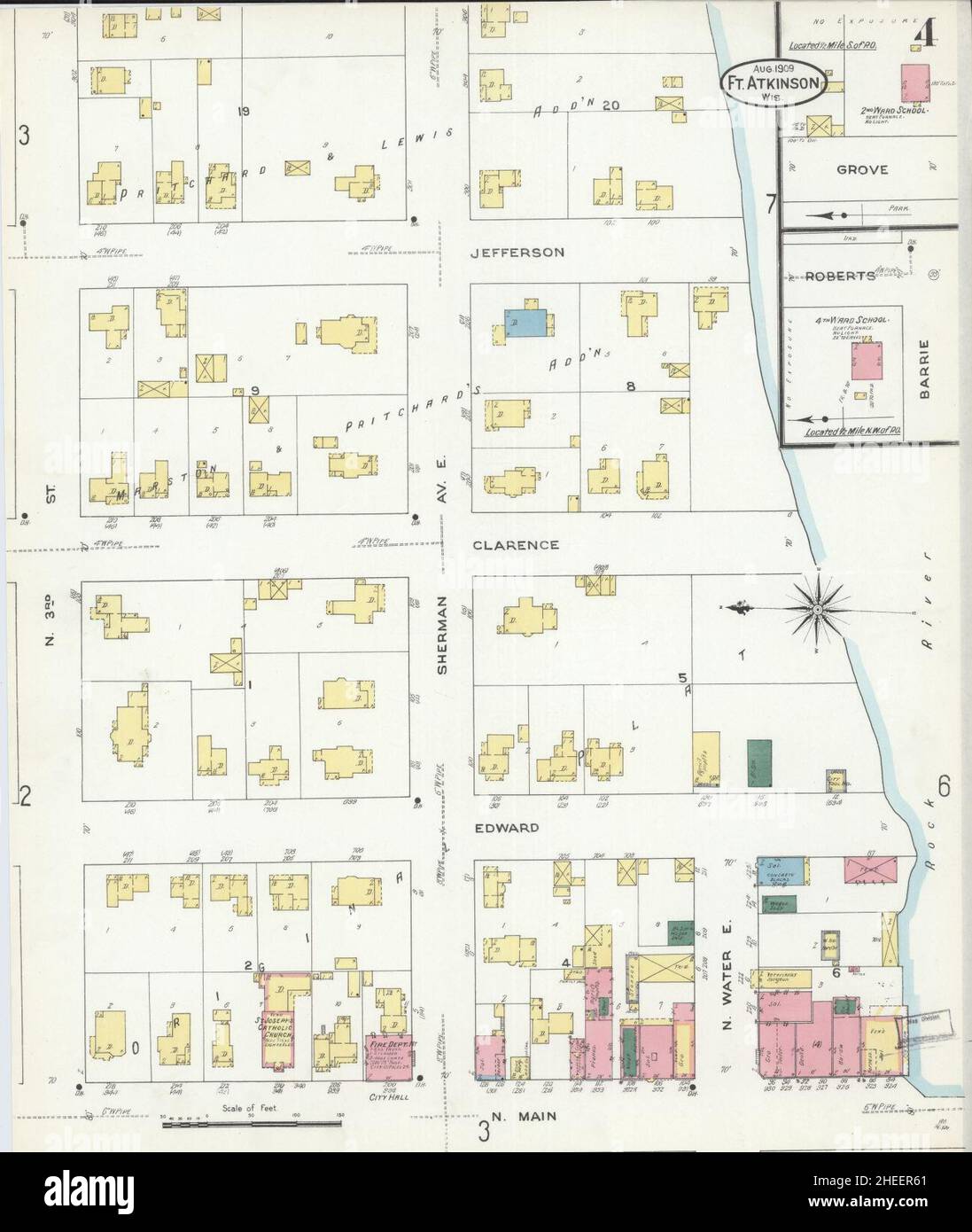 Sanborn Fire Insurance Map from Fort Atkinson, Jefferson County ...
