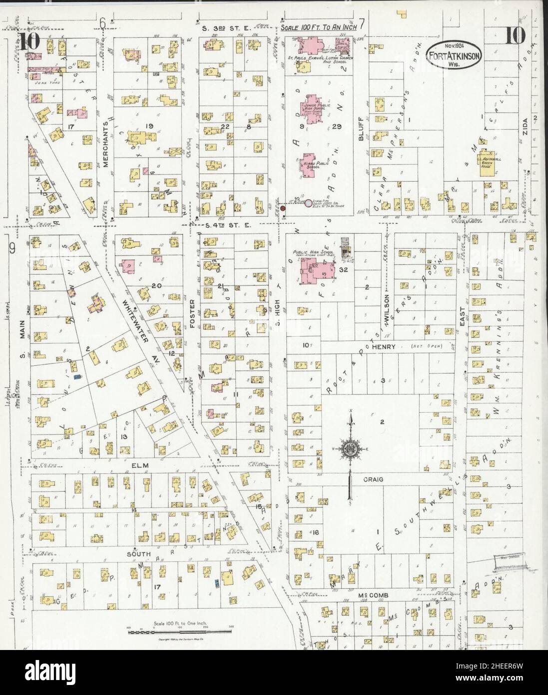 Atkinson map hi-res stock photography and images - Alamy