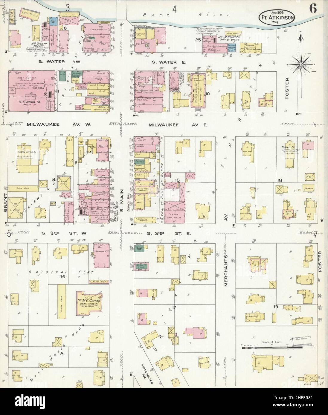 Sanborn Fire Insurance Map from Fort Atkinson, Jefferson County ...