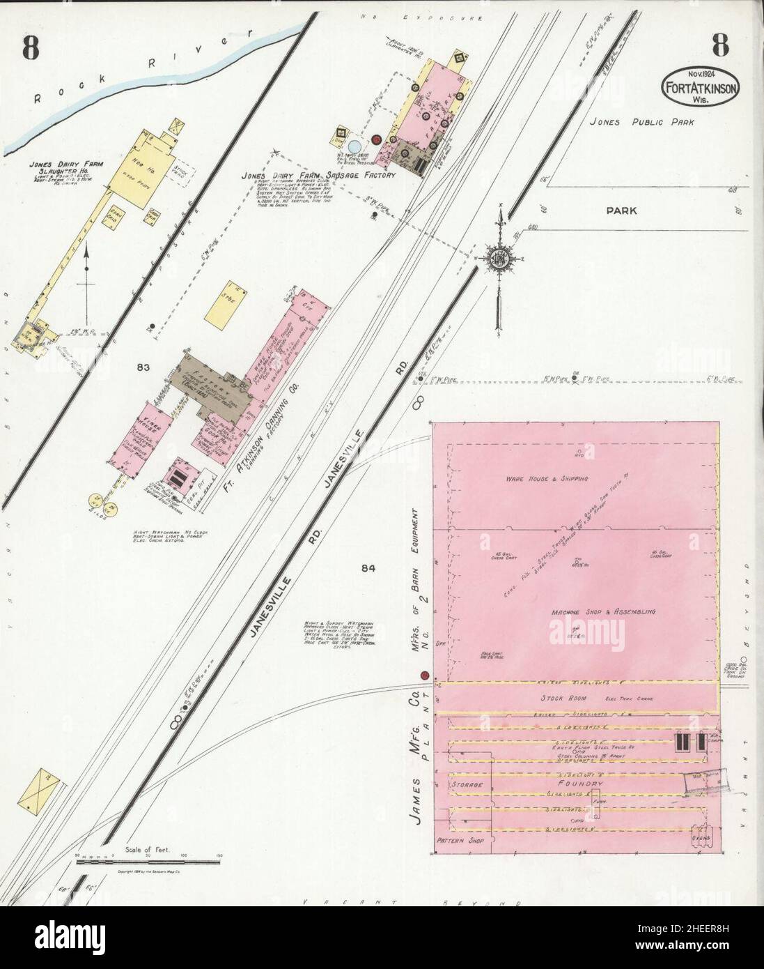 Map of atkinson hi-res stock photography and images - Alamy