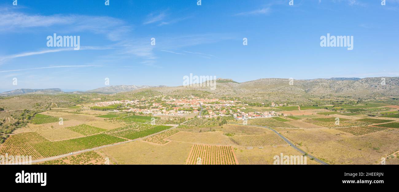 This landscape photo was taken in Europe, in France, in Occitanie, in ...