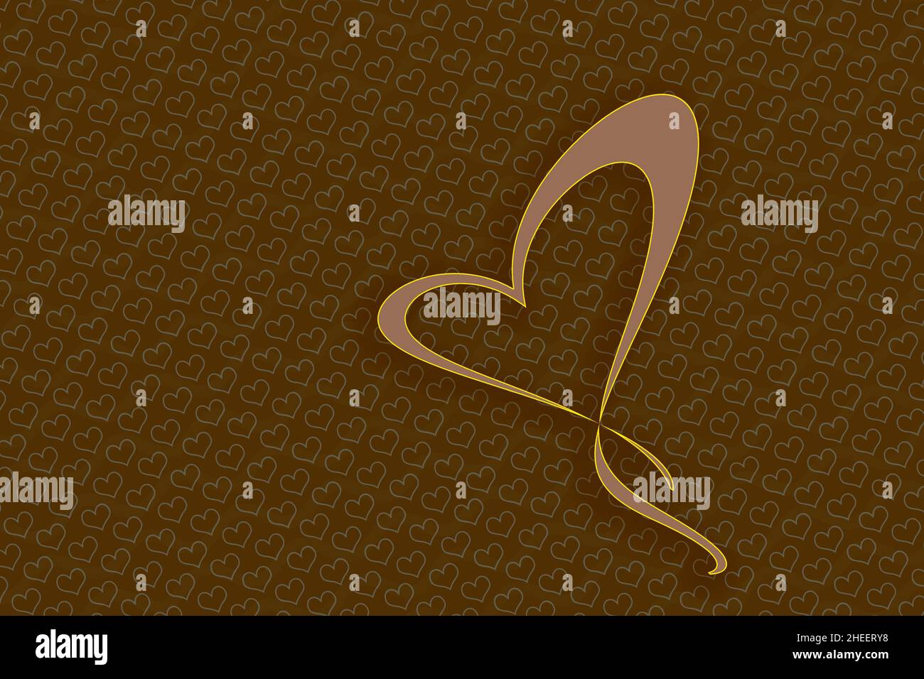 Elegant decorative heart pattern design for fabric, wallpaper, gift ...