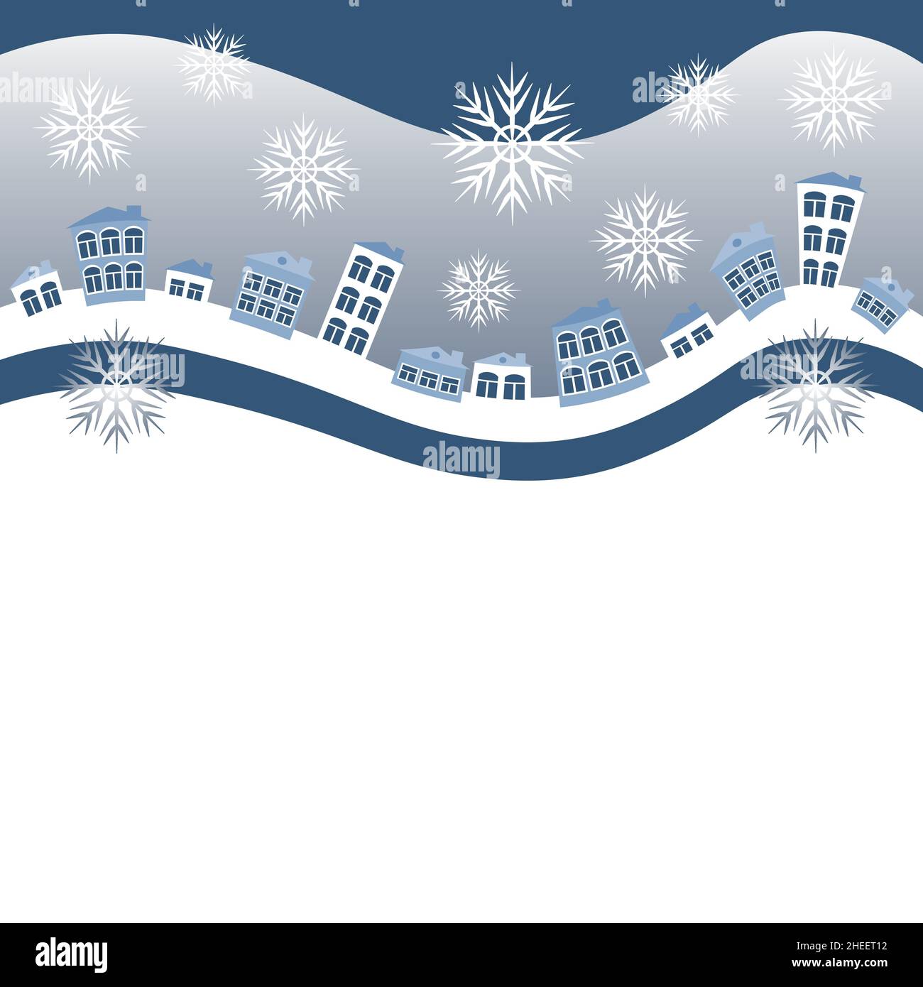 An illustration on a square background, a website cap, a postcard or a ...