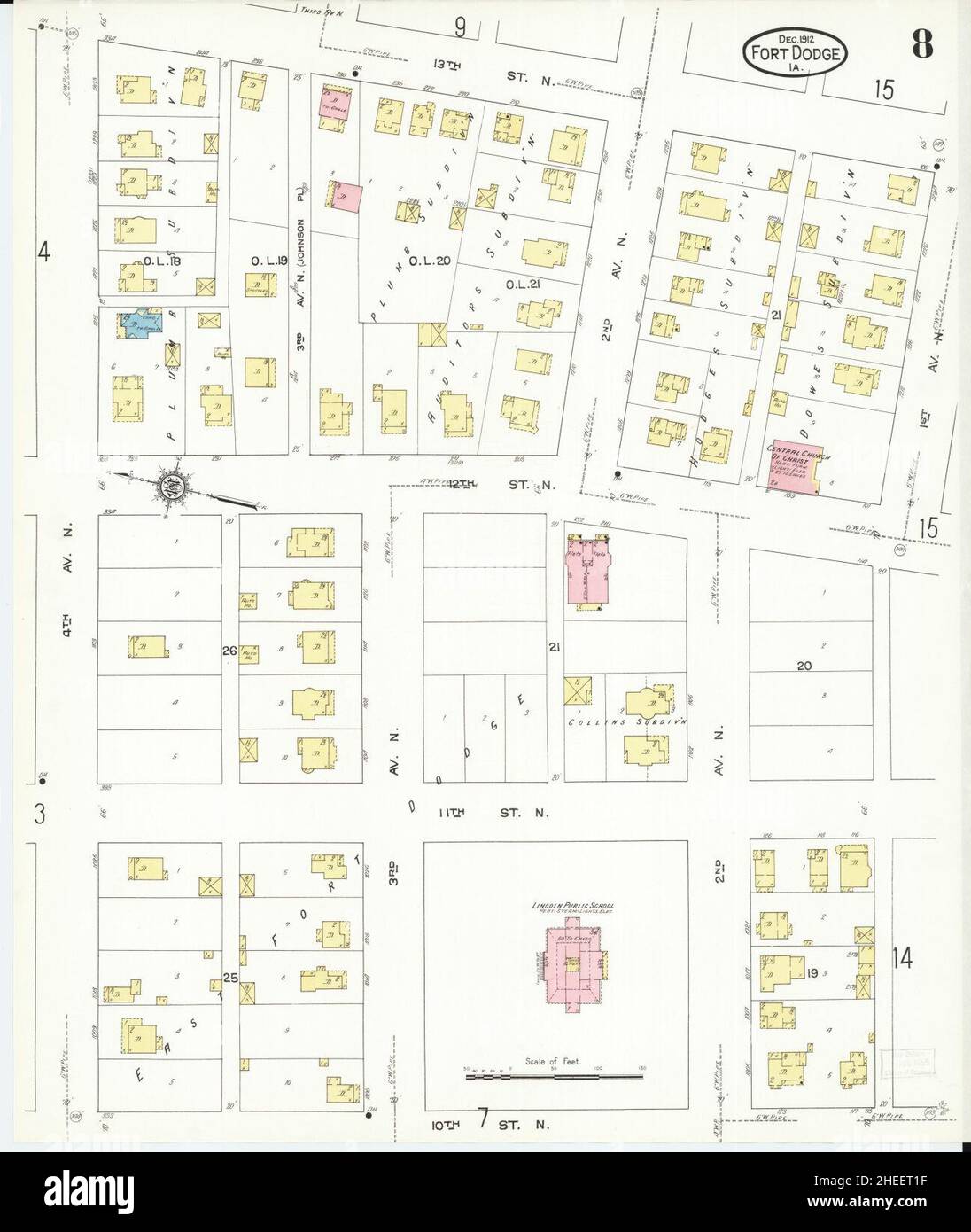 Map of fort dodge hi-res stock photography and images - Alamy