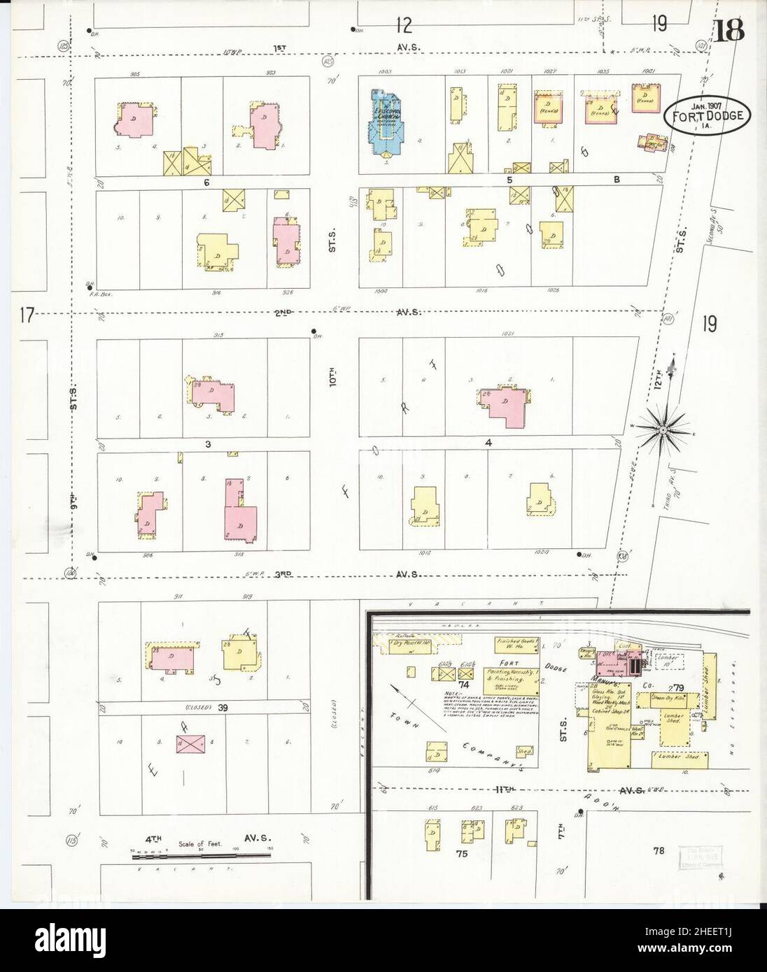 Map of fort dodge hi-res stock photography and images - Alamy