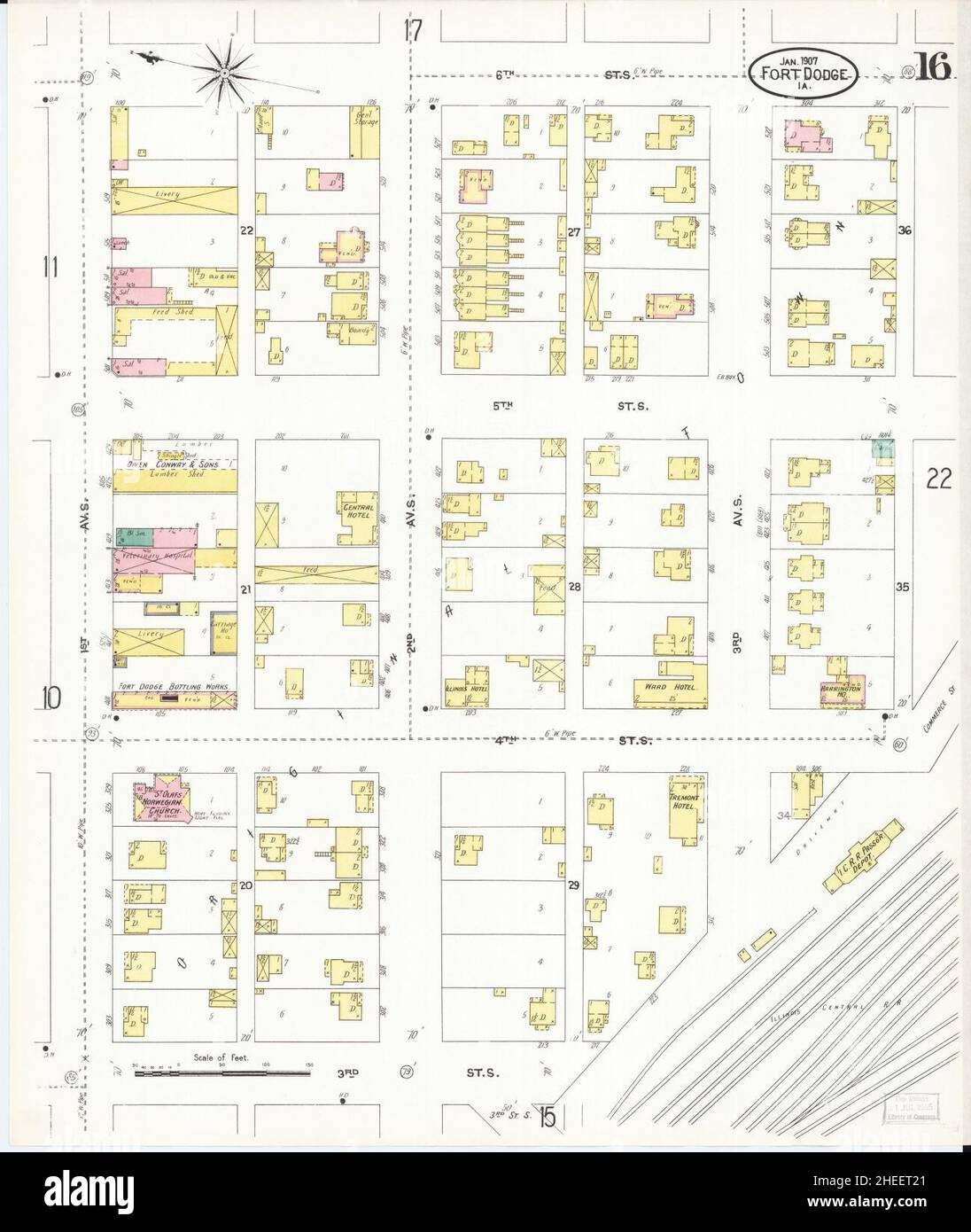 Map of fort dodge hi-res stock photography and images - Alamy