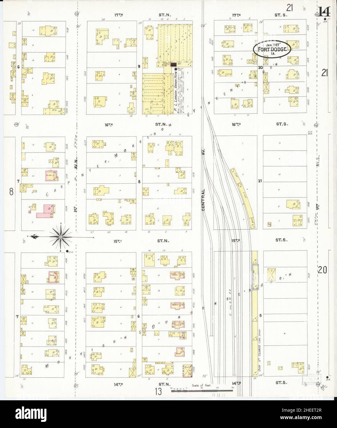Map of fort dodge hi-res stock photography and images - Alamy