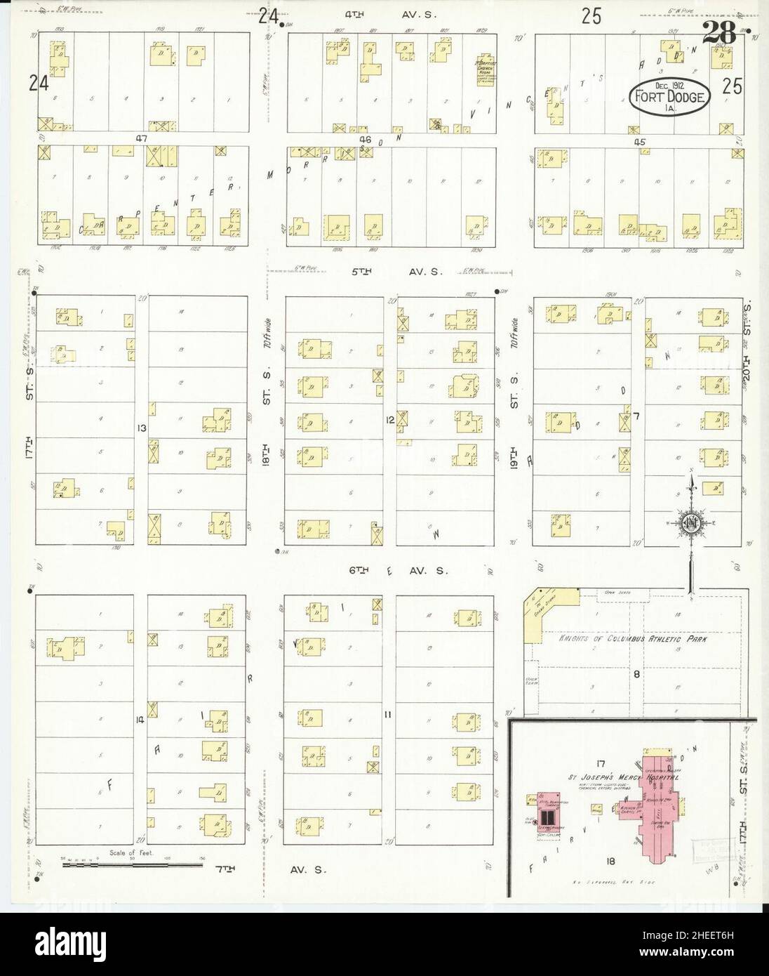 Map of fort dodge hi-res stock photography and images - Alamy