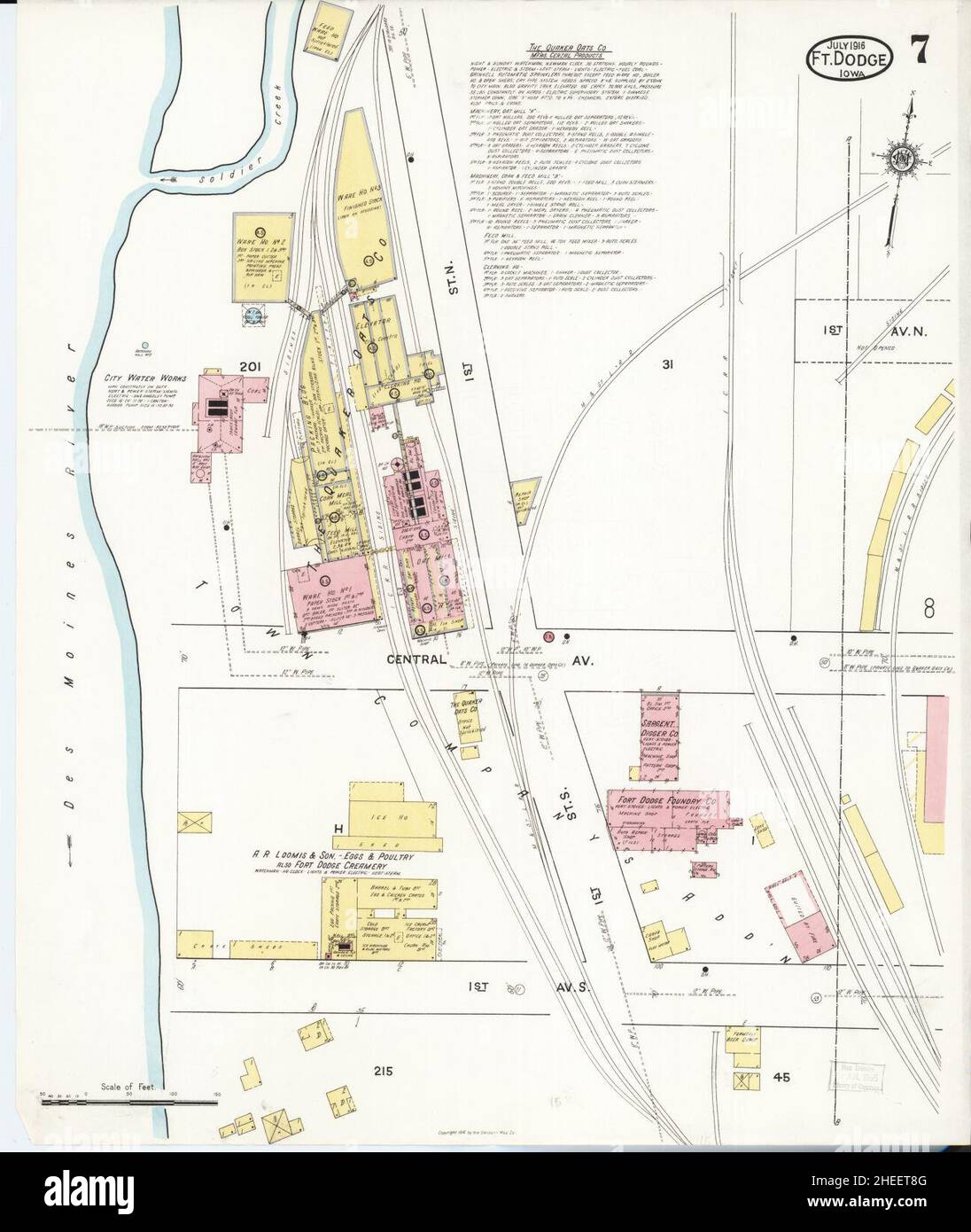 Map of fort dodge hi-res stock photography and images - Alamy